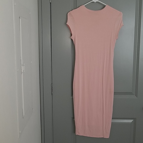 Dresses | Pastel Pink Bodycon Midi Dress | Poshmark